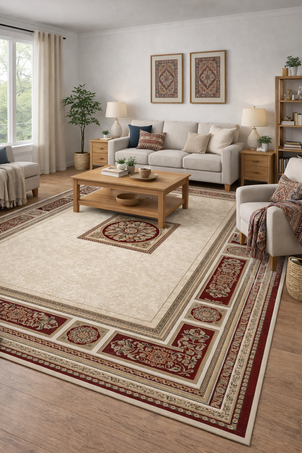 Medina Rug 57801/6414 Red – Axminster Flooring & Factory Outlet